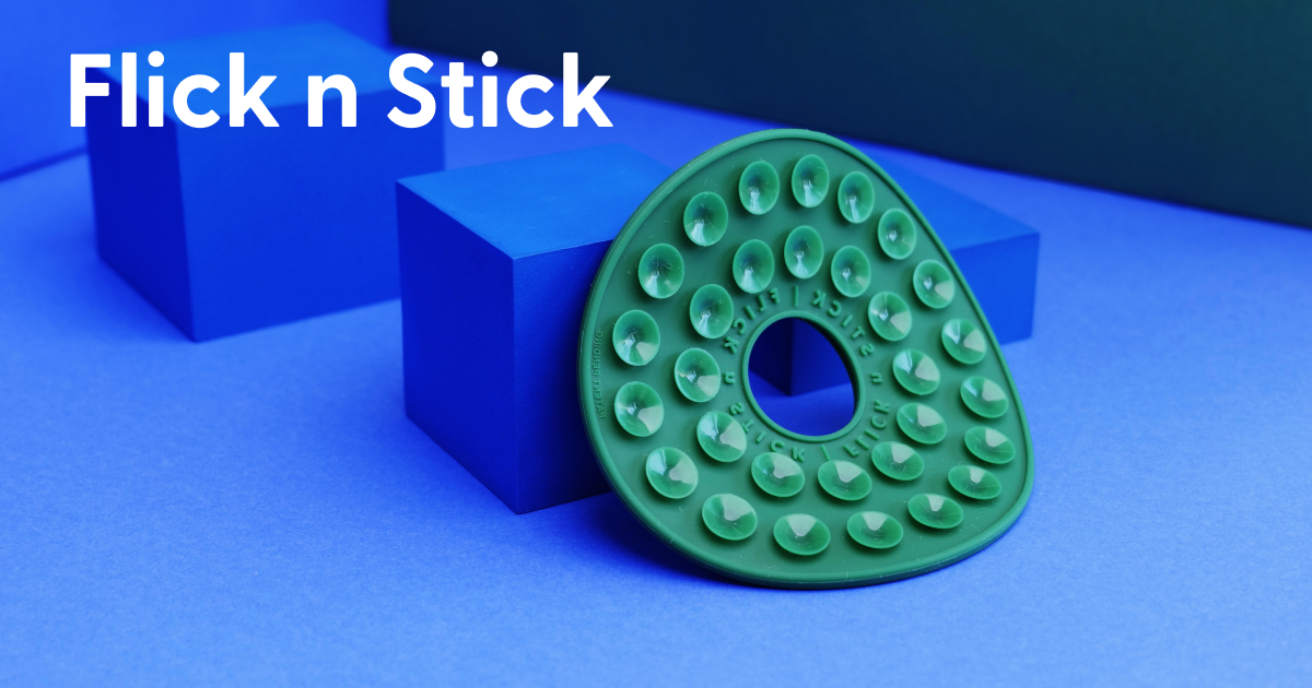 Flick n Stick - Suction Cup Frisbee Dog Toy